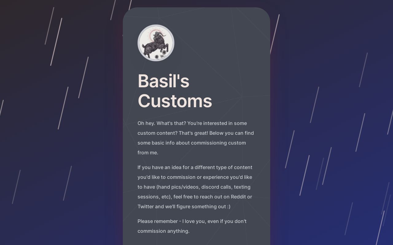 Basils Customs